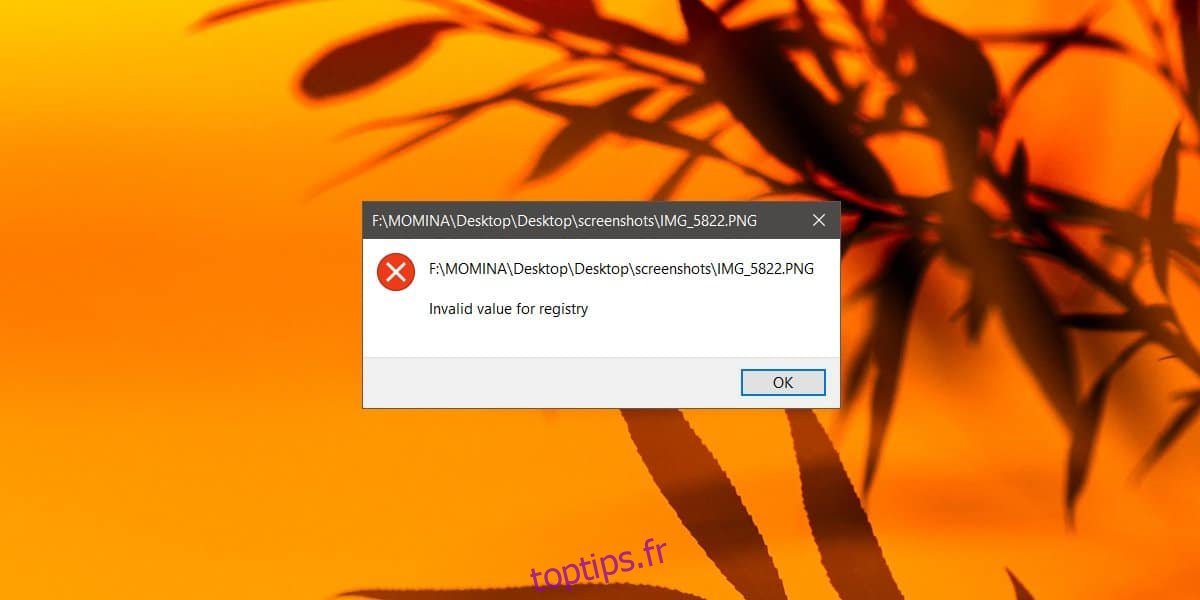 Comment réparer l'erreur `` Valeur non valide pour le registre '' sous ... Comment réparer l'erreur `` Valeur non valide pour le registre '' sous ...