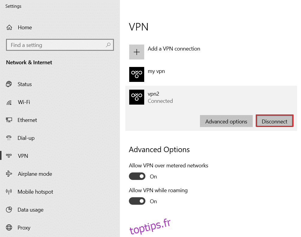 Correction de ERR_EMPTY_RESPONSE sur Windows 10 - toptips.fr