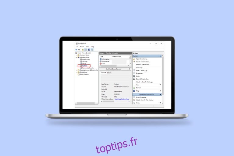 Comment Afficher Les Journaux De Plantage Et Les Journaux Derreurs De Windows 10 Toptipsfr 