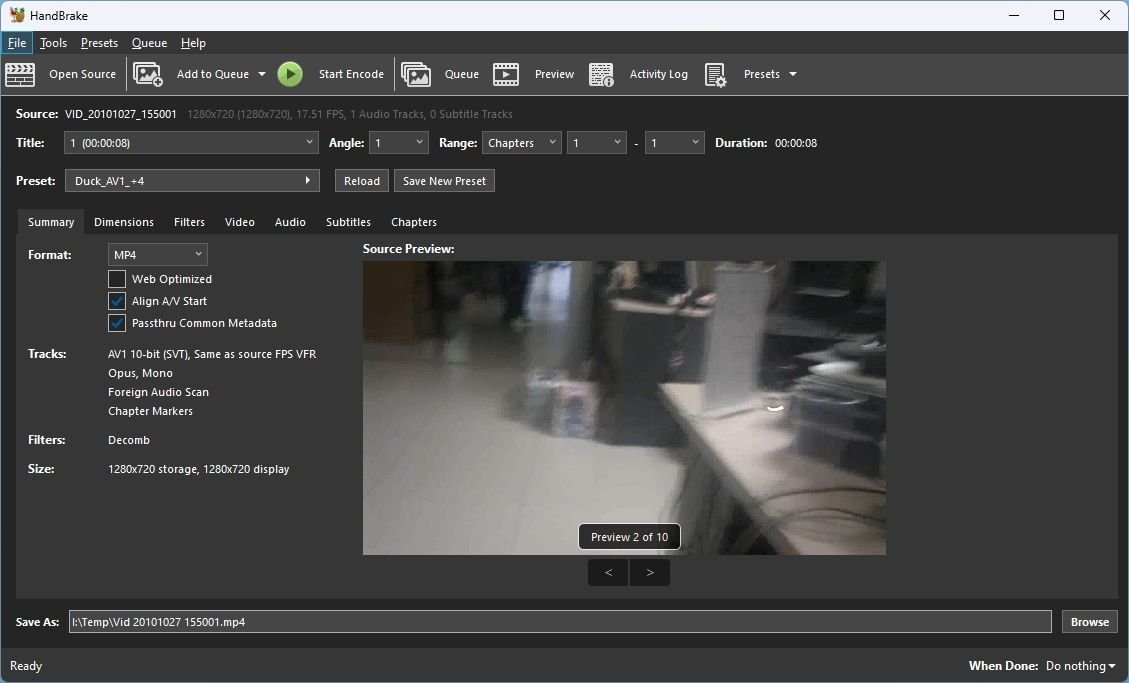Comment personnaliser les préréglages dans HandBrake pour un encodage ...